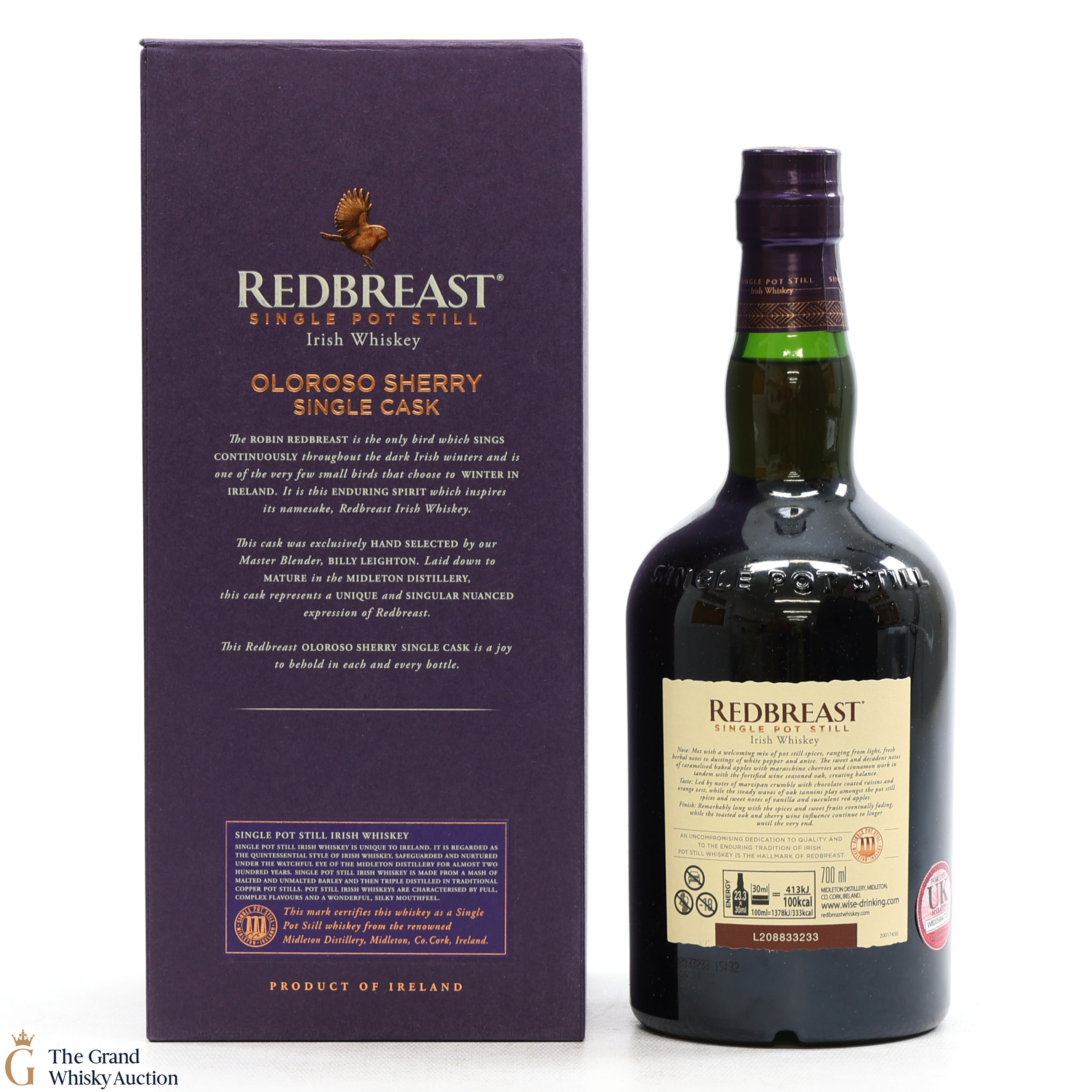 Redbreast - 18 Year Old Single Cask #30837 - Harvey Nichols Exclusive ...