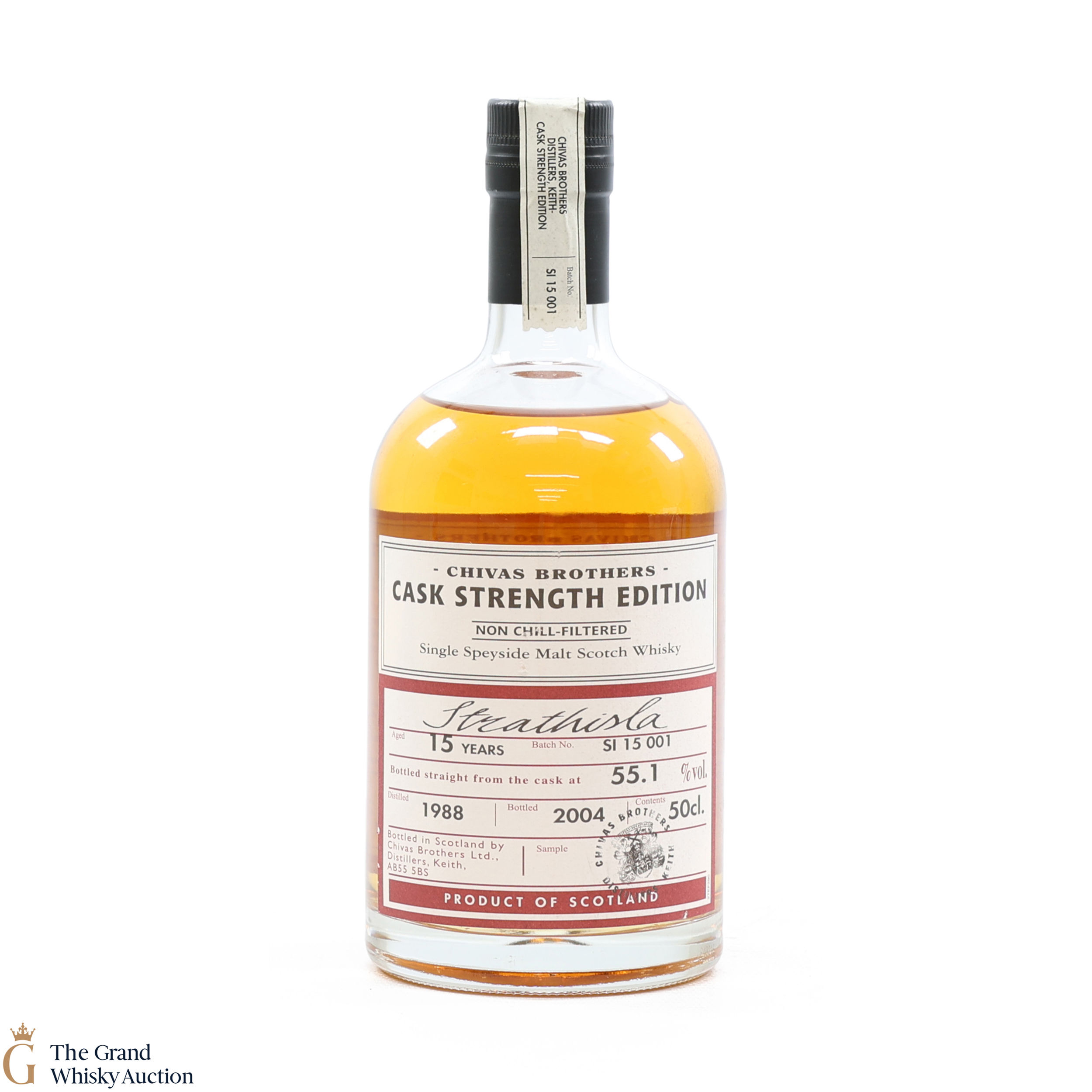 Strathisla - 15 Year Old 1988 - Cask Strength - Chivas Brothers 50cl ...