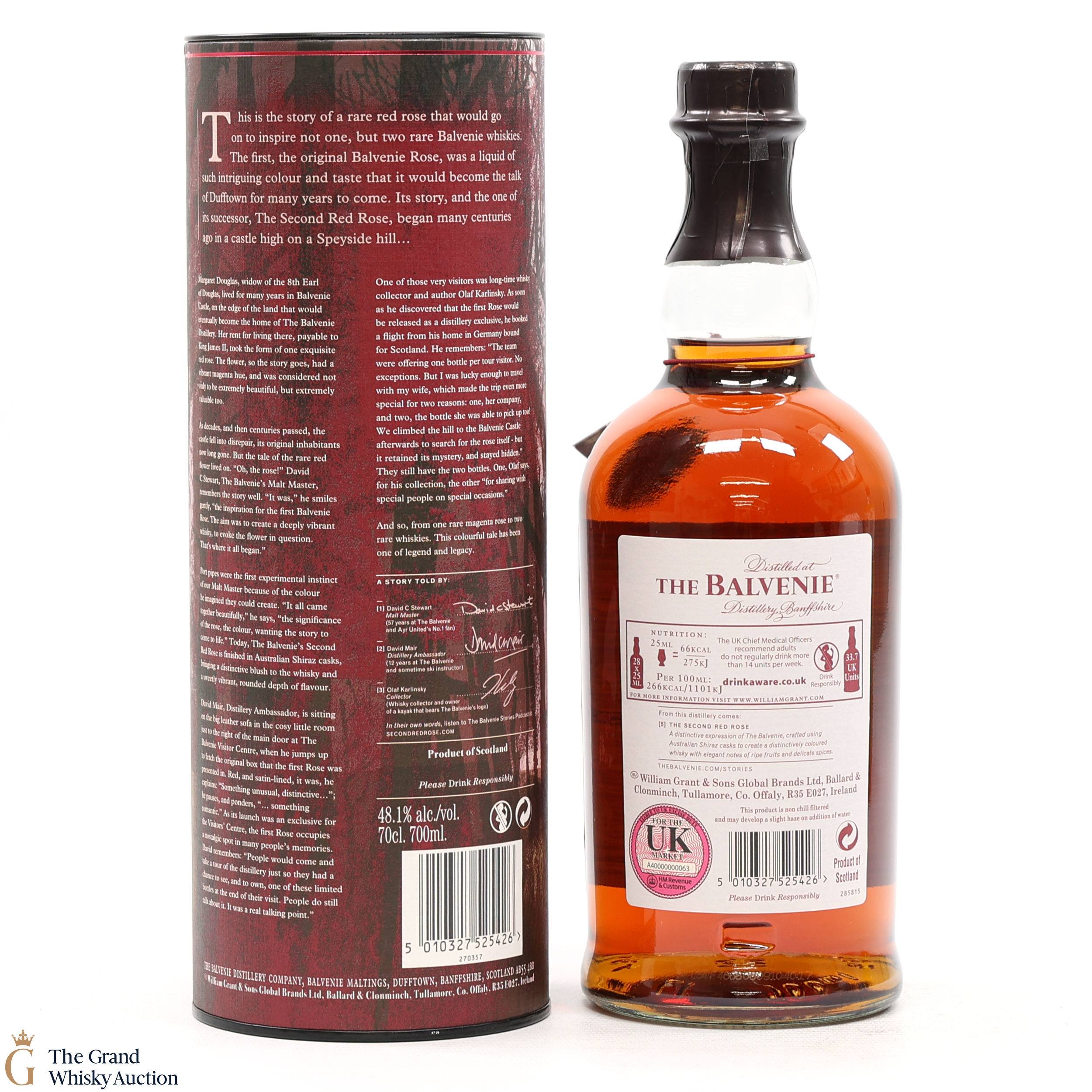 Balvenie - 21 Year Old - The Second Red Rose - Story #5 Auction | The ...
