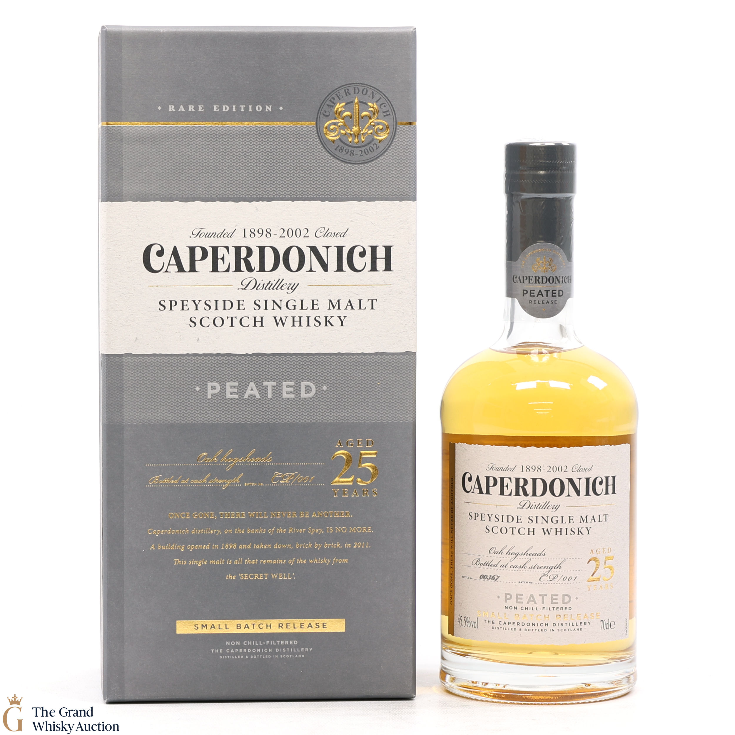 Caperdonich - 25 Year Old - Peated Small Batch Release Auction | The ...