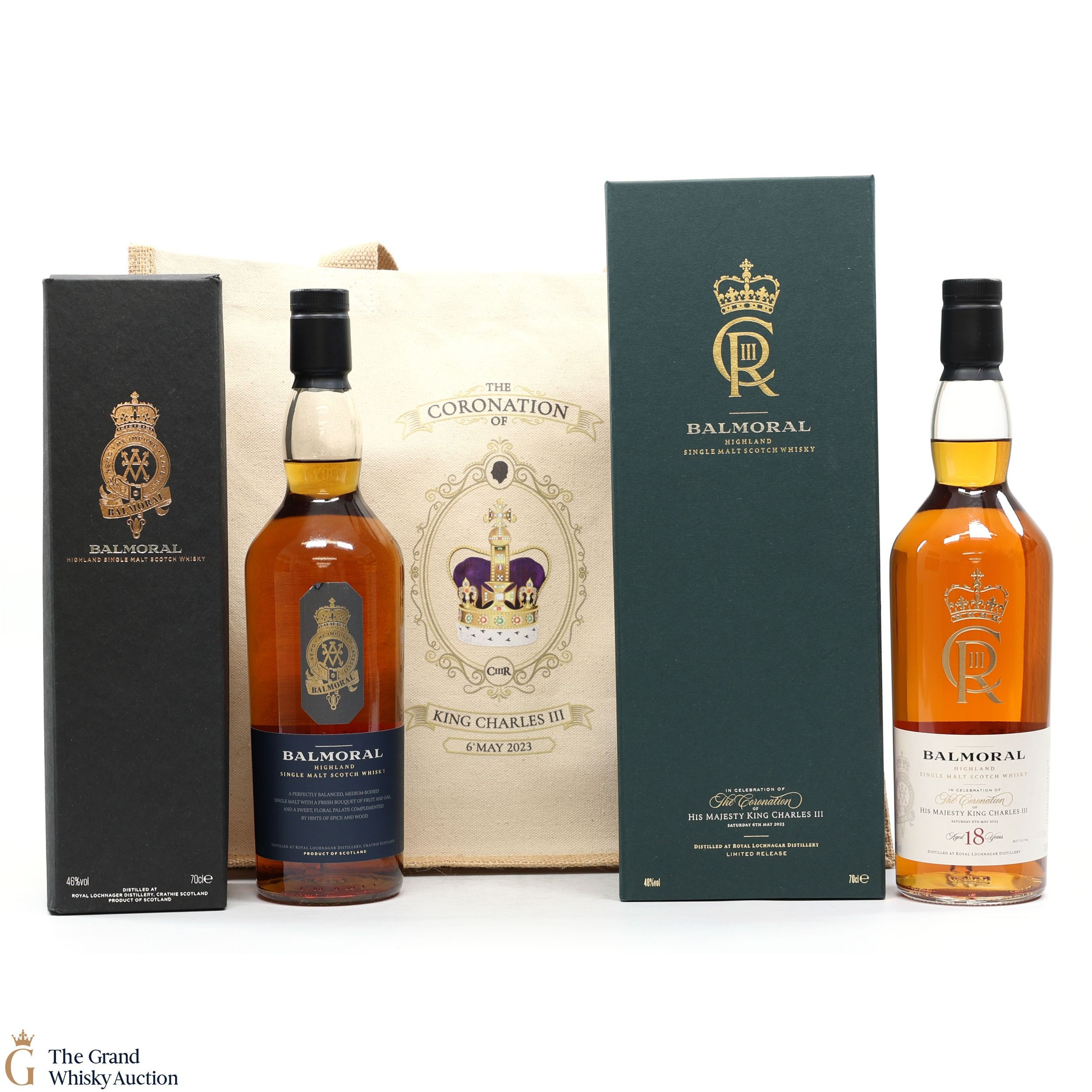 Balmoral - Single Malt & 18 Year Old - The Coronation of King Charles ...