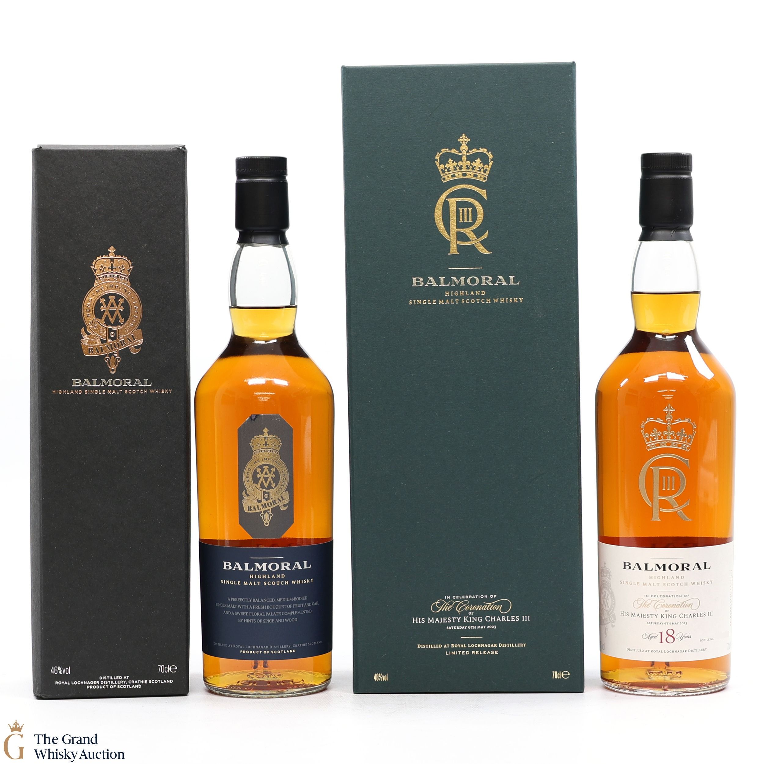 Balmoral - Single Malt & 18 Year Old - The Coronation of King Charles ...