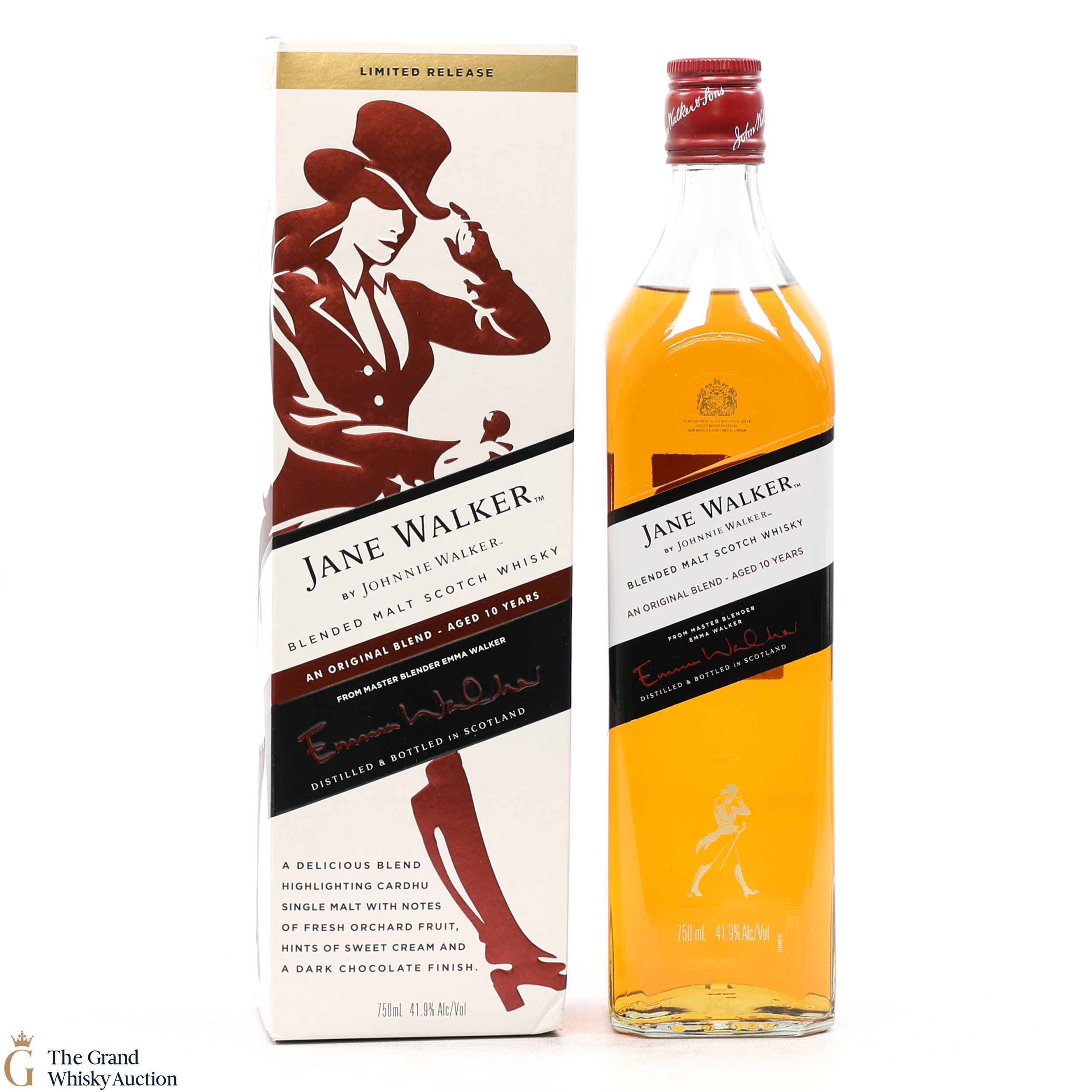 Johnnie Walker - 10 Year Old - Jane Walker (75cl) Auction | The Grand ...