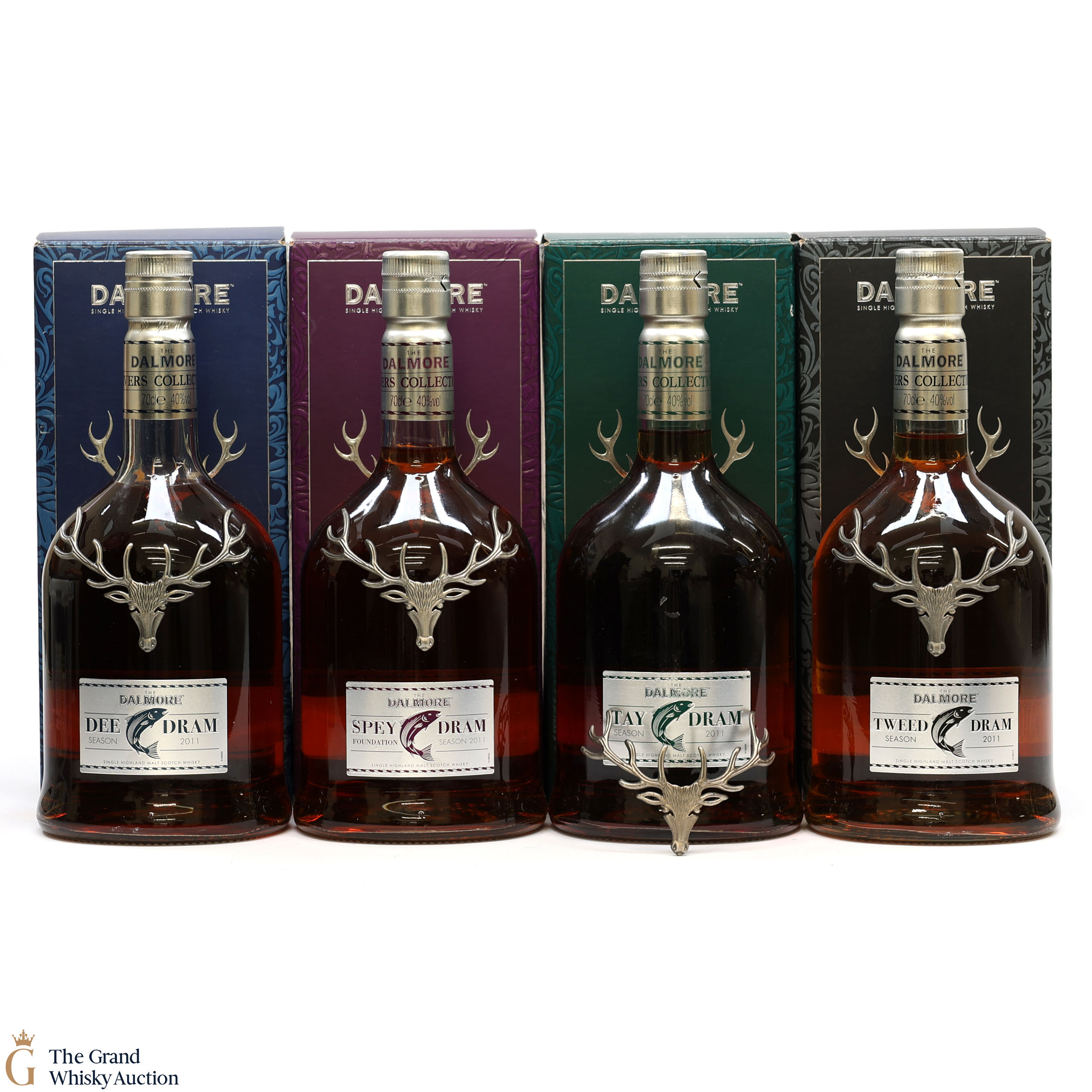 Dalmore - Rivers Collection - Spey, Tweed, Dee & Tay 2011 (4 x 70cl ...