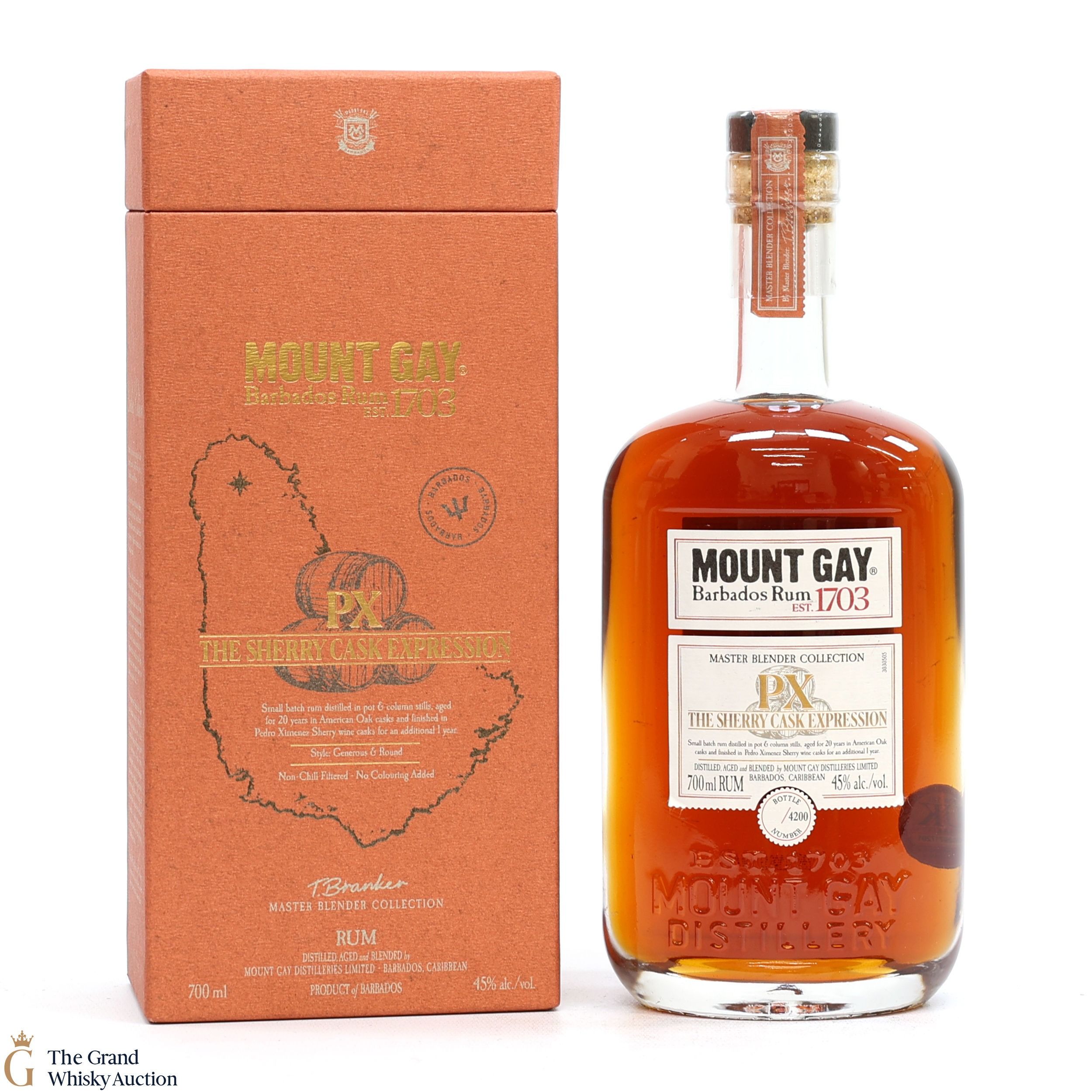 Mount Gay - 20 Year Old - PX Sherry Cask Expression - Master Blender ...