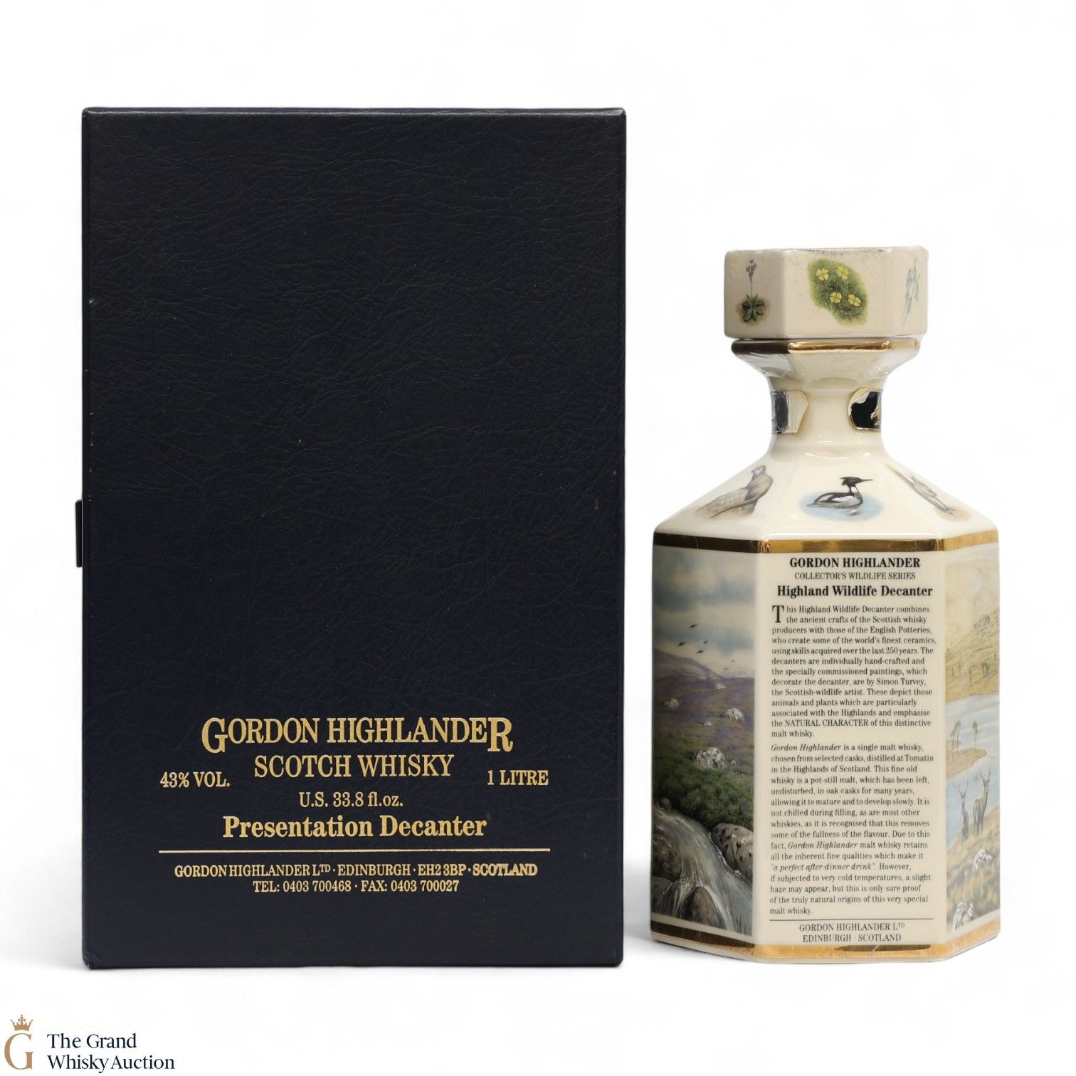 Gordon Highlander - 12 Year Old - Presentation Decanter (1L) Auction ...