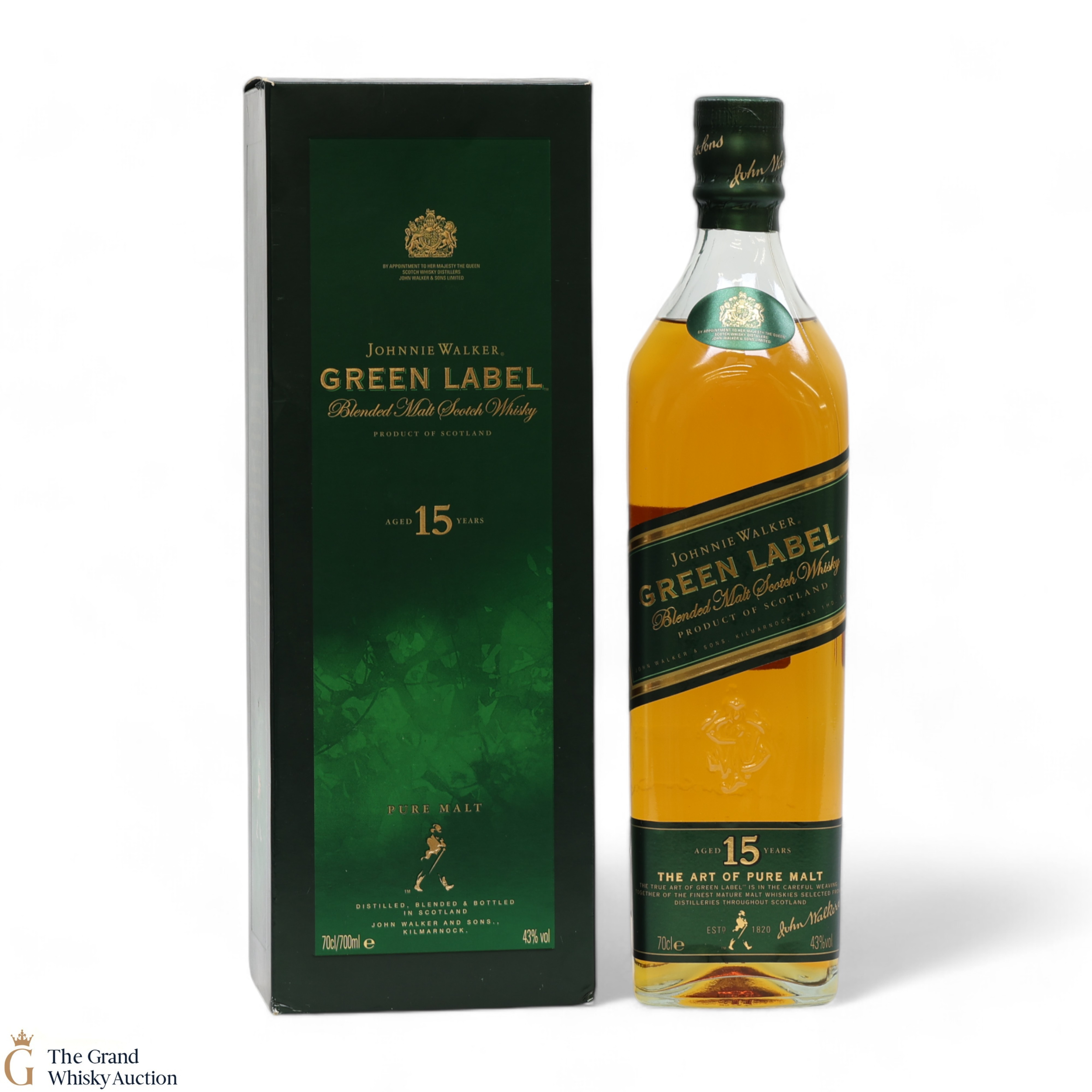 Johnnie Walker - 15 Year Old - Pure Malt - Green Label Auction | The ...