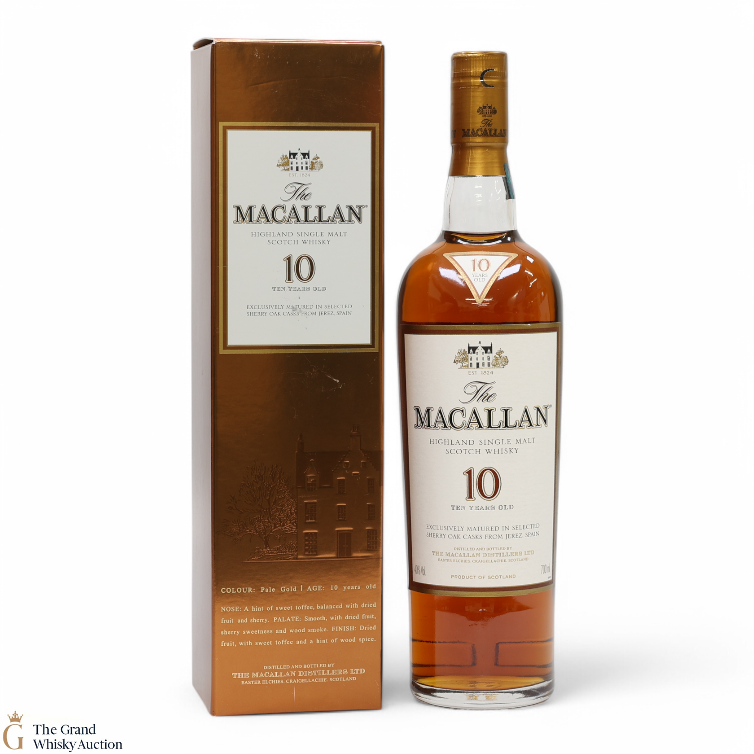 Macallan - 10 Year Old - Sherry Oak Auction | The Grand Whisky Auction