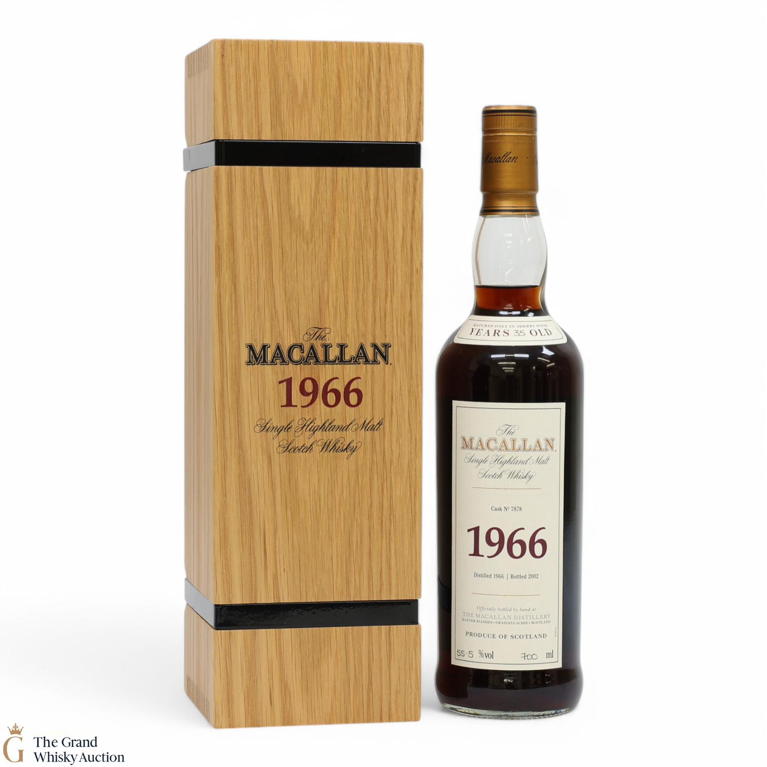 Macallan - 35 Year Old - 1966 Fine & Rare Single Cask #7878 Auction ...