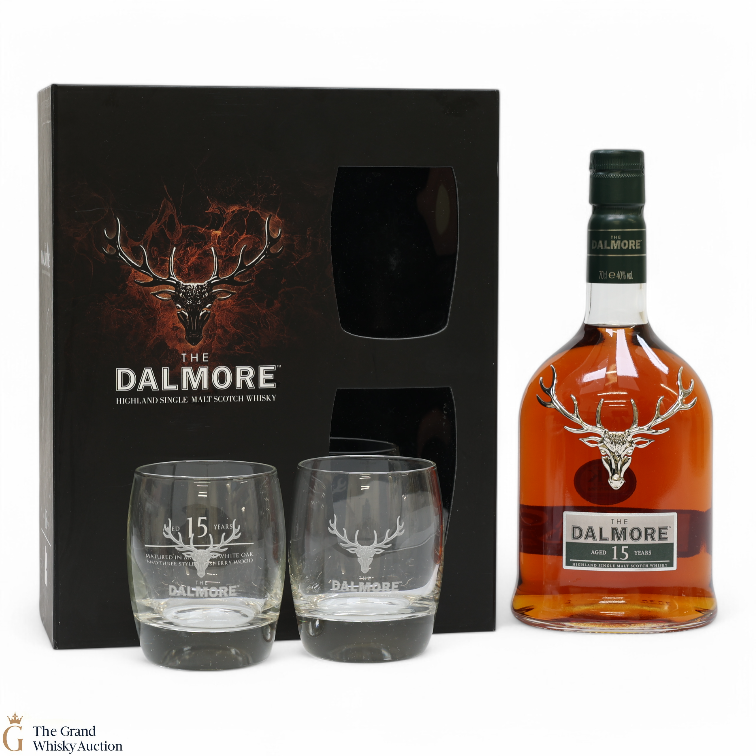Dalmore - 15 Year Old - Gift Set Auction | The Grand Whisky Auction