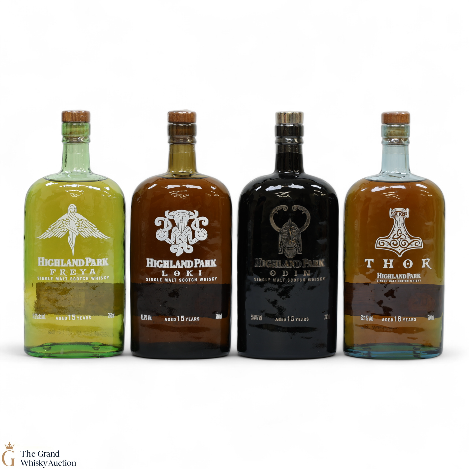 Highland Park - Valhalla Collection (3 x 70cl & 1 x 75cl) Auction | The ...
